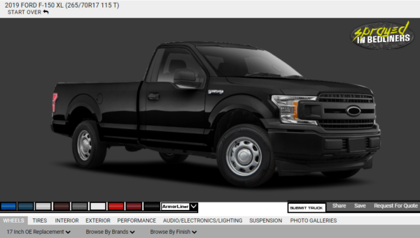 Visualize A Bedliner: Submit Your Vehicle To The Bedliner Visualizer ...